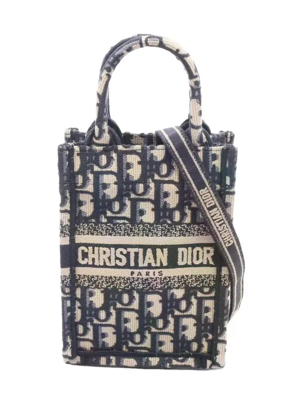 Dior Book Tote Handbag - Blue