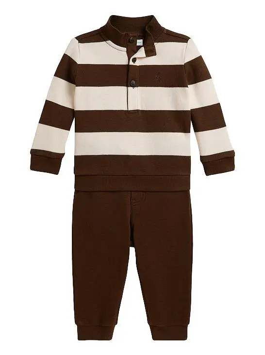 Polo Ralph Lauren Baby Two Piece Set Long Sleeve Estate Rib Mock Neck Hookup In . Also - Multi