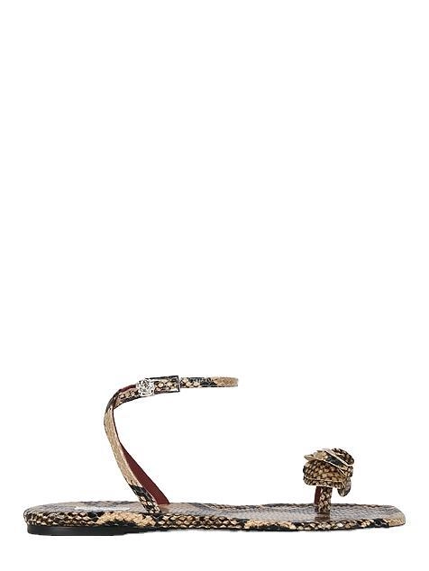 Magda Butrym Rose Sandal In . Also - Brown