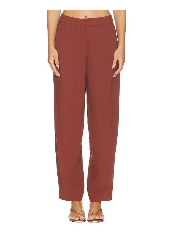 Amanda Uprichard Bernice Pants - Brown