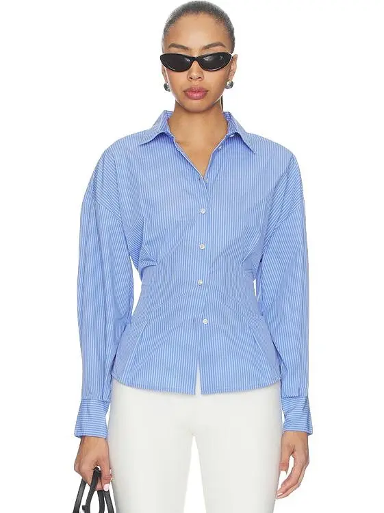 FAVORITE DAUGHTER The Back Story Shirt - Blue