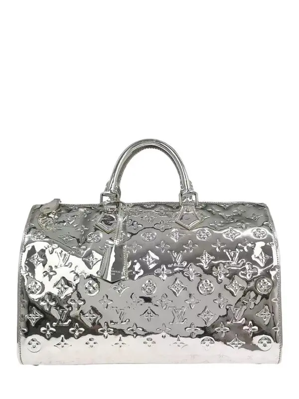 LOUIS VUITTON 2008 Miroir Speedy Monogram Tote Bag - Grey