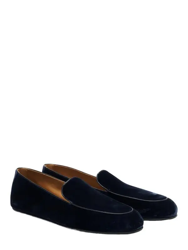 TOM FORD Velvet Loafers - Blue