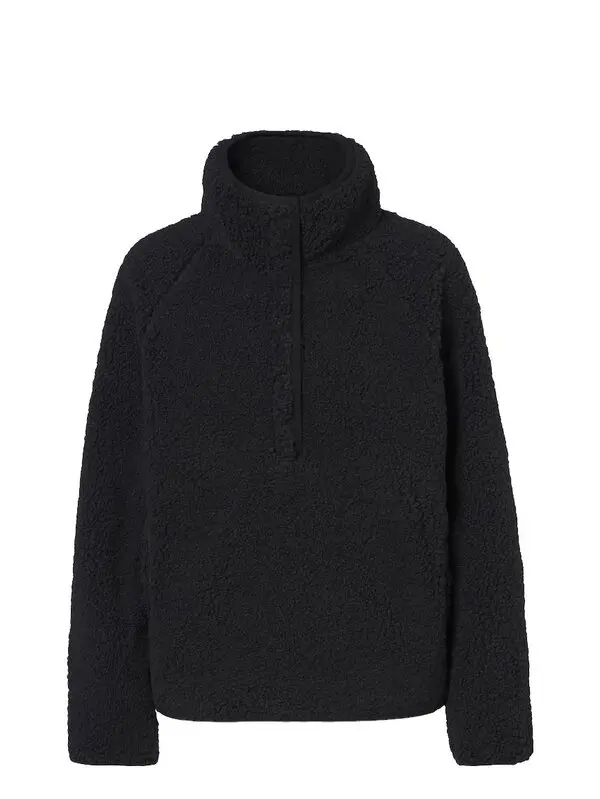 The Upside Harlow Teddy Sweatshirt - Black