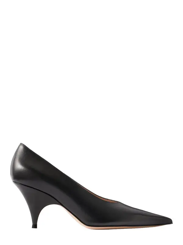 GIANVITO ROSSI Sofia 70 Leather Pumps - Black