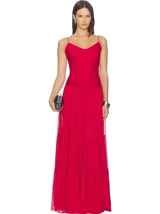 Arcina Ori Delphina Maxi Dress - Red