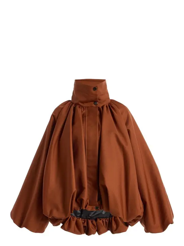 SEV Oversized Waterproof Technical Bomber Jacket - Orange