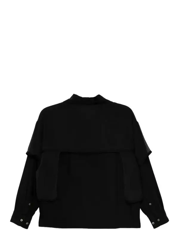 Undercover Layered Shirt - Black