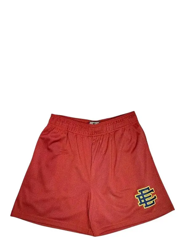 ERIC EMANUEL Logo Print Shorts - Red