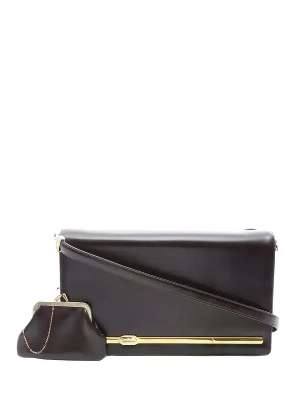 Dior 2000s Leather Shoulder Bag - Brown