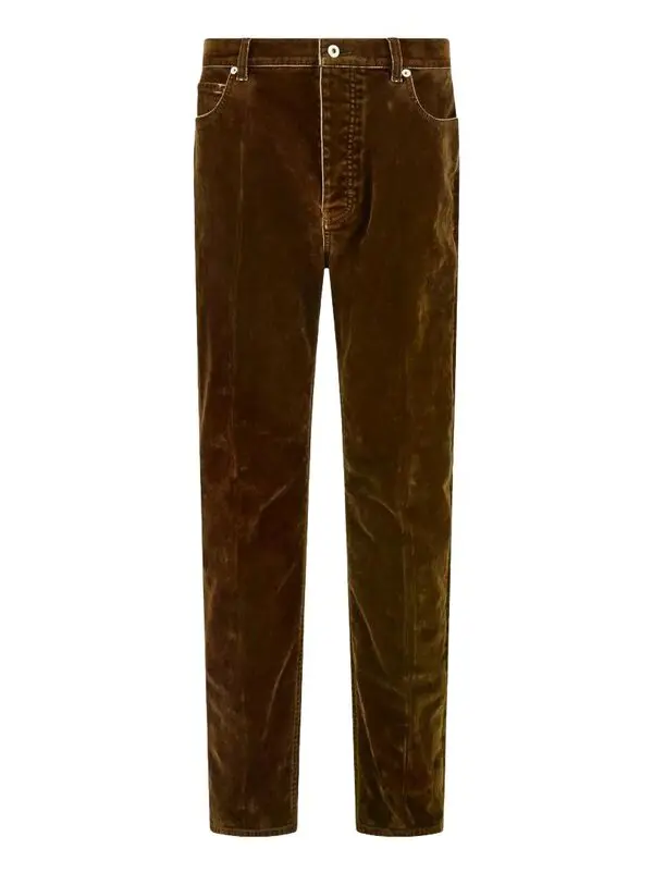 FERRAGAMO Five-pocket Trousers - Brown