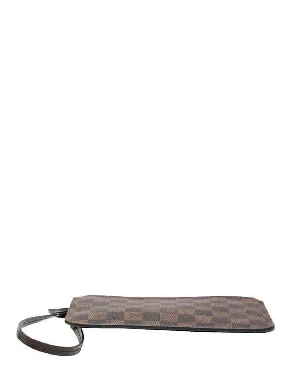 LOUIS VUITTON Damier Ebene Neverfull Pm Pouch - Brown