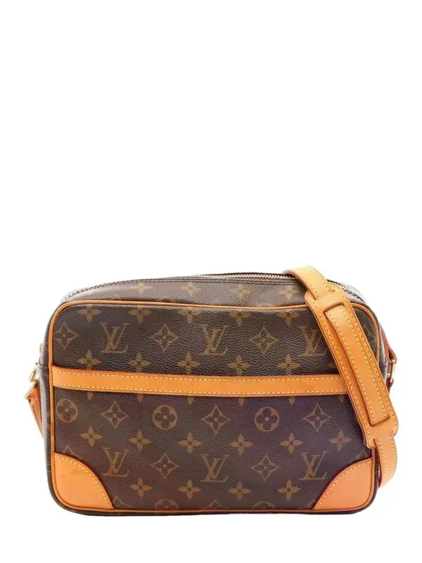 LOUIS VUITTON 2005 Monogram Trocadero 27 Crossbody Bag - Brown