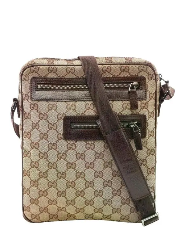 Gucci 2000s Gg Canvas Shoulder Bag - Neutrals