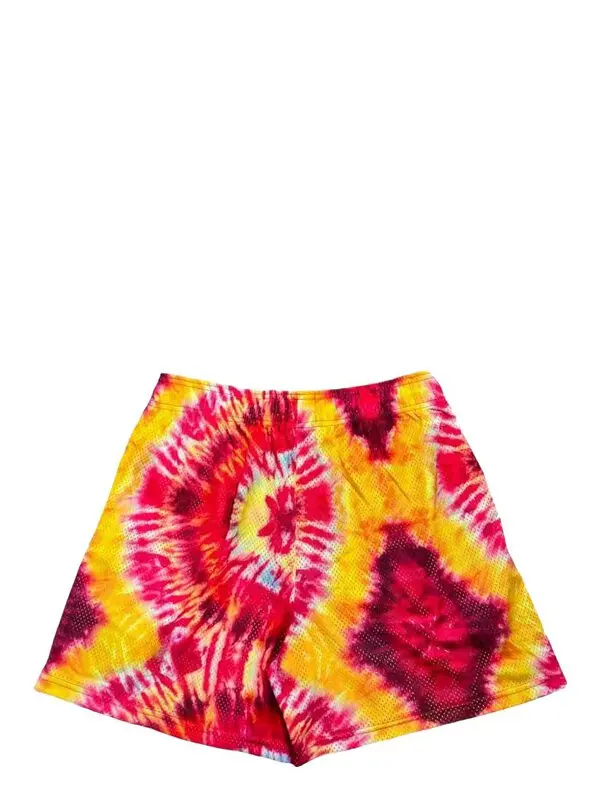 ERIC EMANUEL Tie & Dye Elasticated Waist Shorts - Red