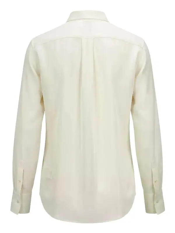Valentino Garavani Pussy-bow Long-sleeve Shirt - Neutrals