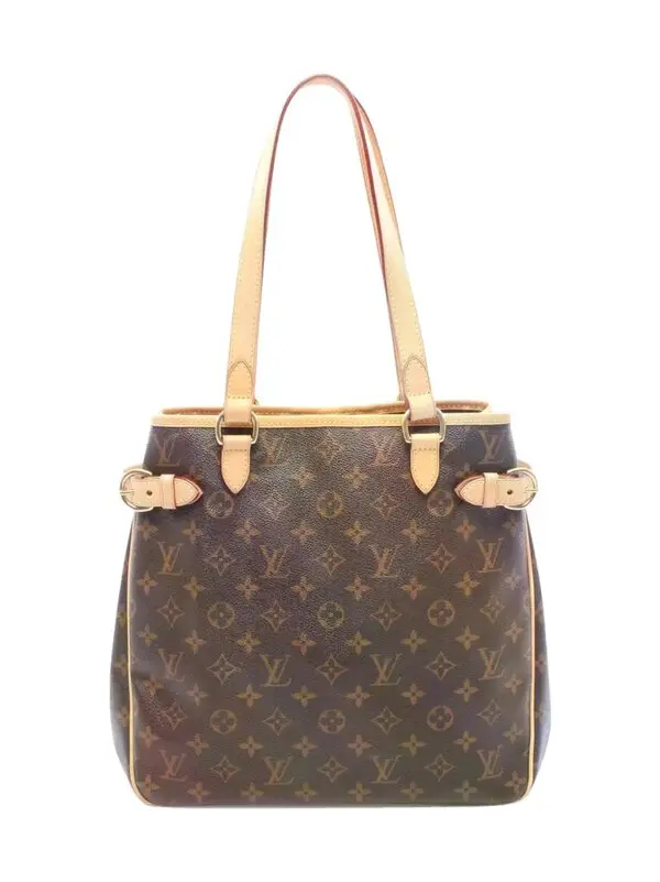 LOUIS VUITTON 2010 Monogram Batignolles Vertical Tote Bag - Brown