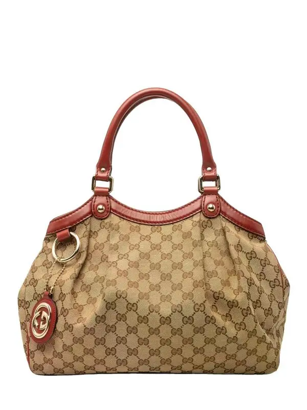 Gucci 2000-2015 Medium Gg Canvas Sukey Tote Bag - Neutrals