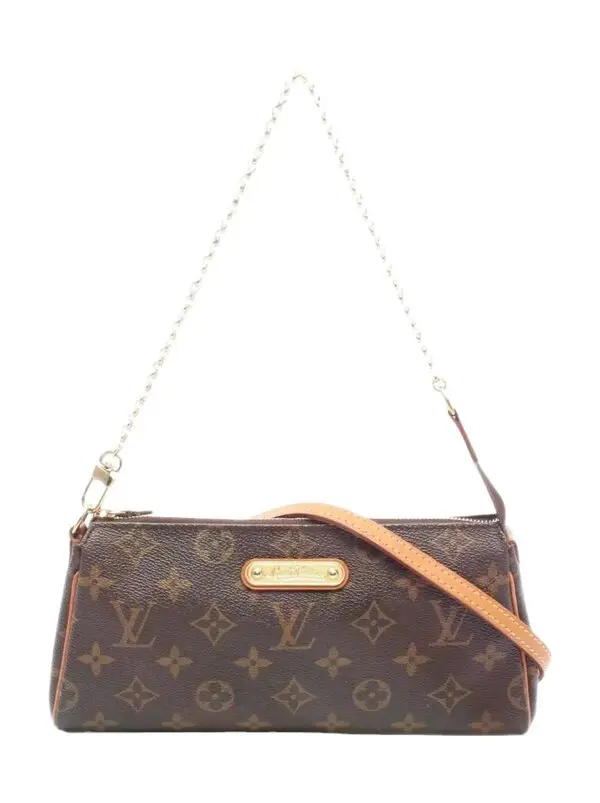 LOUIS VUITTON Monogram Canvas Shoulder Bag - Brown
