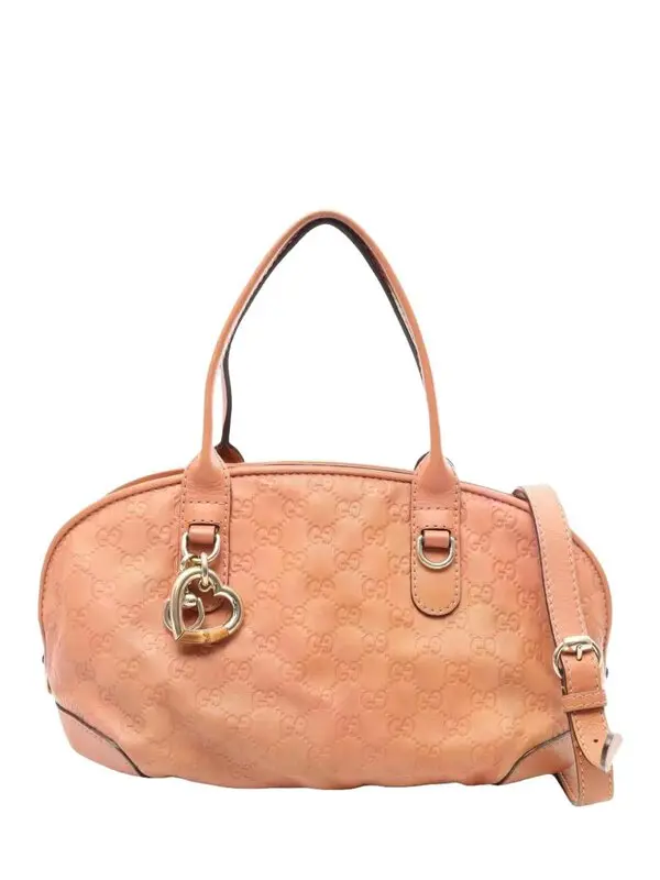 Gucci Heart Bit Ssima Handbag - Neutrals