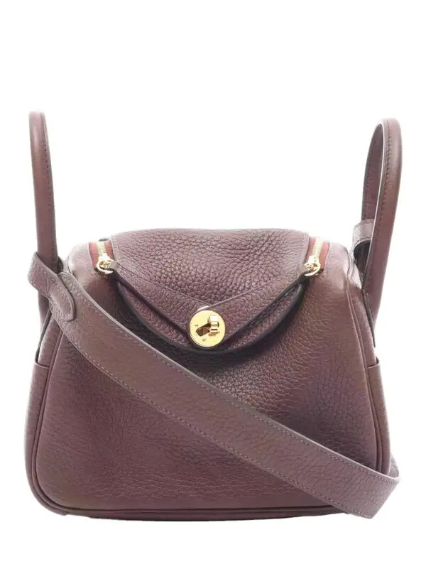 Hermès 2020 Mini Lindy Clemence-leather Tote Bag - Brown