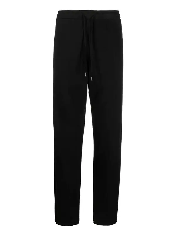 424 Drawstring-waist Cotton Track Pants - Black