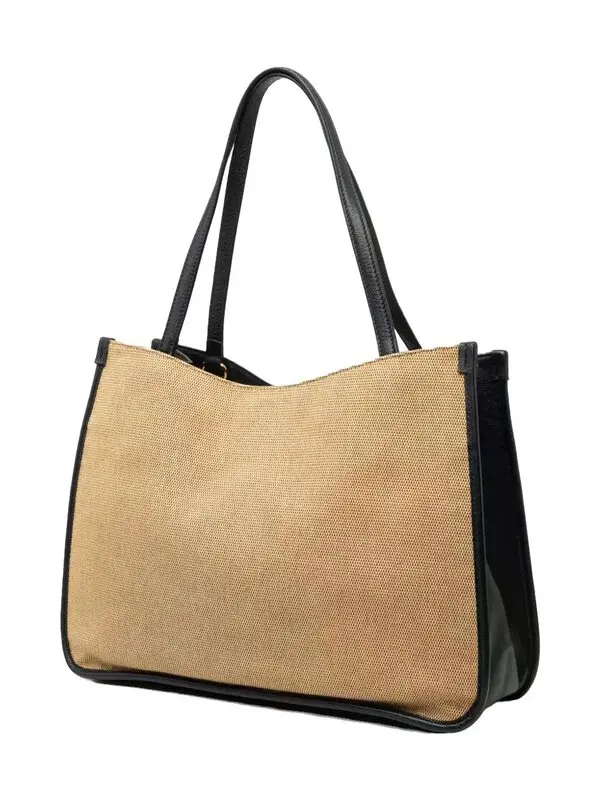 Gucci 2016-2026 Medium Canvas Horsebit 1955 Tote Bag - Neutrals