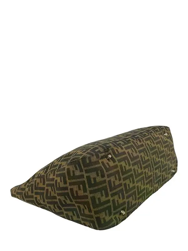 Fendi Zucca Canvas Twins Tote Bag - Brown