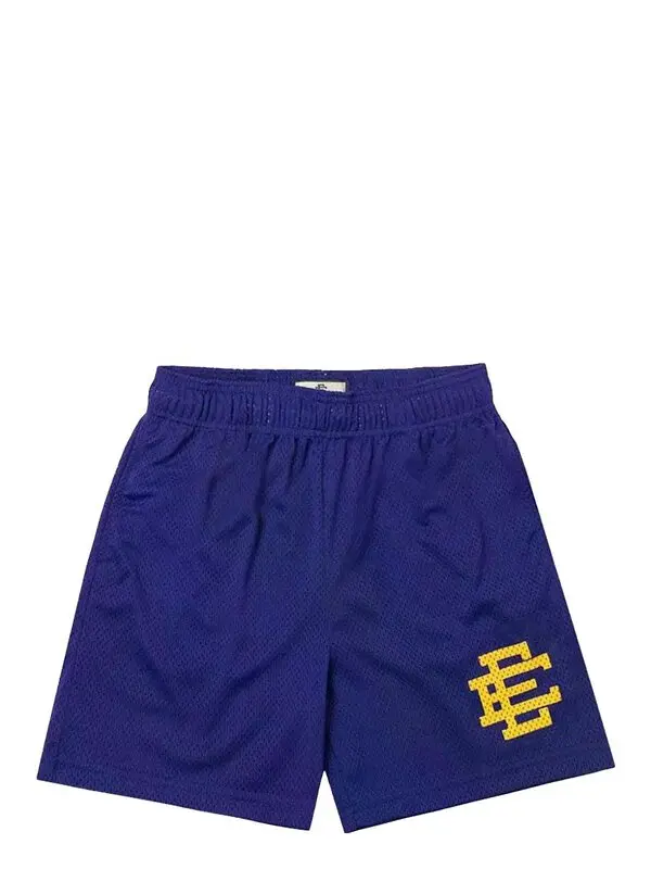 ERIC EMANUEL Logo Mesh Shorts - Purple