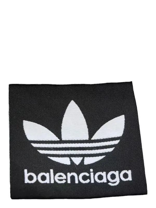 Balenciaga 2010s Trefoil-print Oversized T-shirt - Black