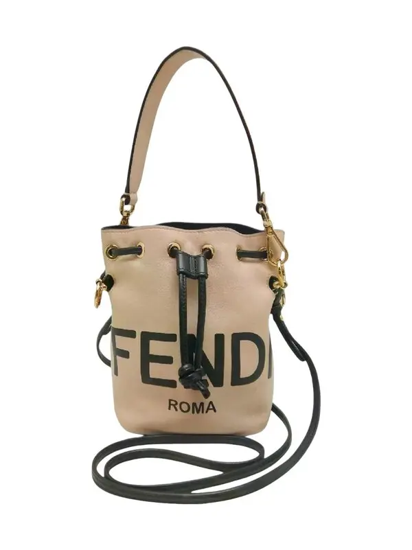 Fendi Calfskin Mon Tresor Bucket Bag - Brown