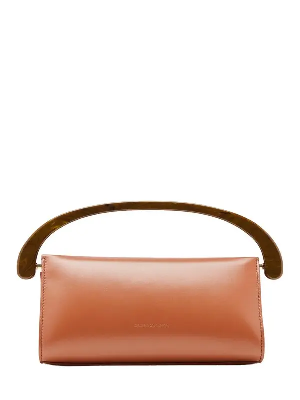 Dries Van Noten Crisp East-west Leather Handbag - Brown
