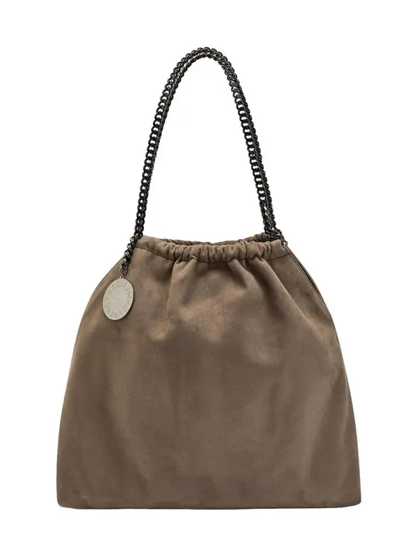 Stella McCartney Falabella Medium Drawstring Tote - Taupe