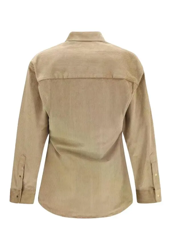 DARKPARK Beige Corduroy Long-sleeve Shirt - Neutrals