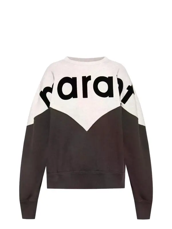 MARANT ETOILE Huston Logo-print Hoodie - Brown