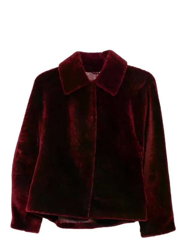 MANZONI 24 Shearling Jacket - Red