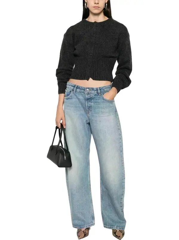 EB DENIM Belt Loops Jeans - Blue