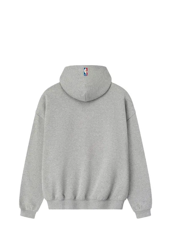 Fear Of God Logo-print Hoodie - Grey