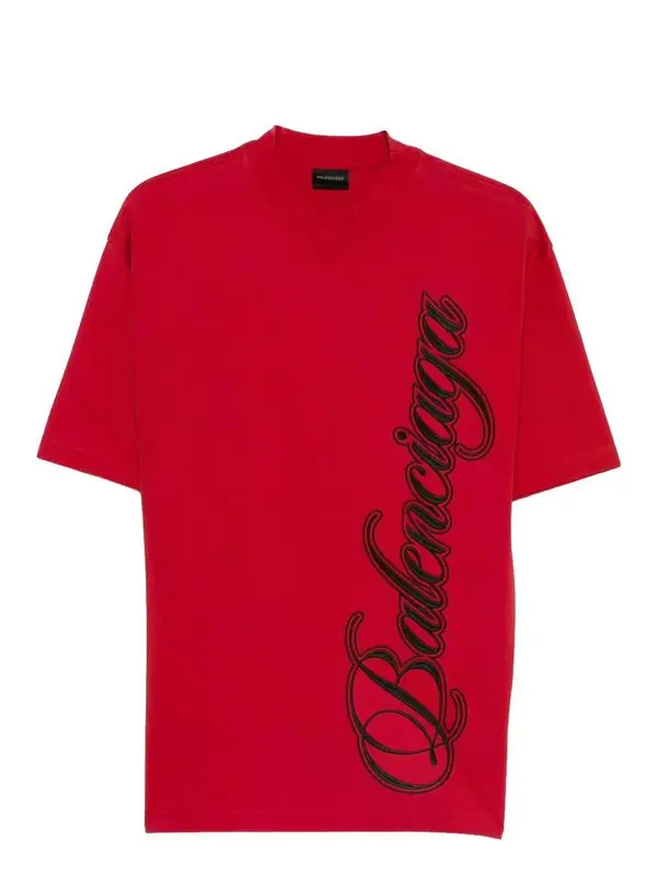 Balenciaga Logo T-shirt - Red