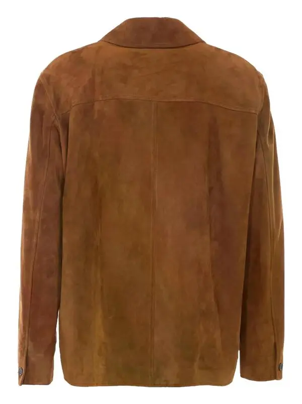 Saint Laurent Button-fastening Shirt Jacket - Brown