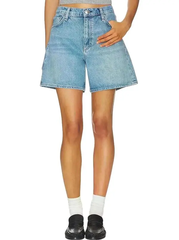Rag & Bone Kaia Denim Knee-length Shorts - Blue
