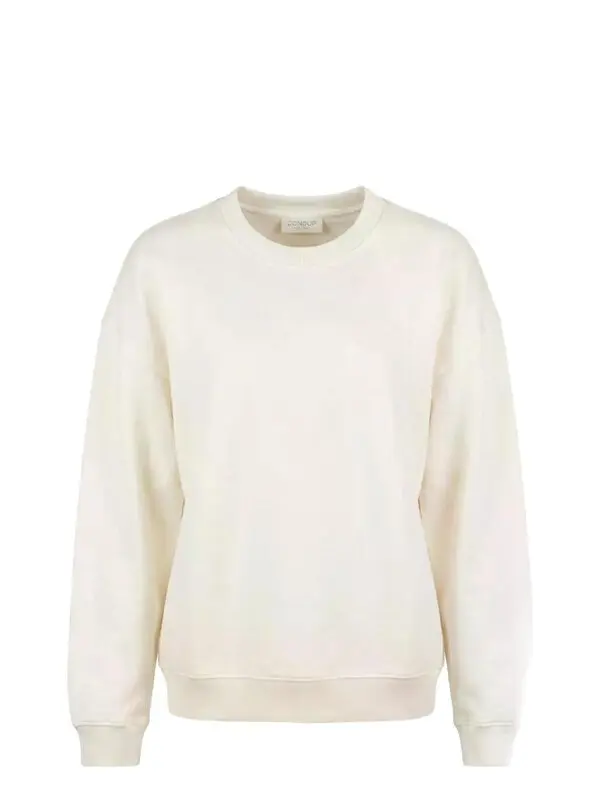 DONDUP Logo Embroidered Sweatshirt - Neutrals