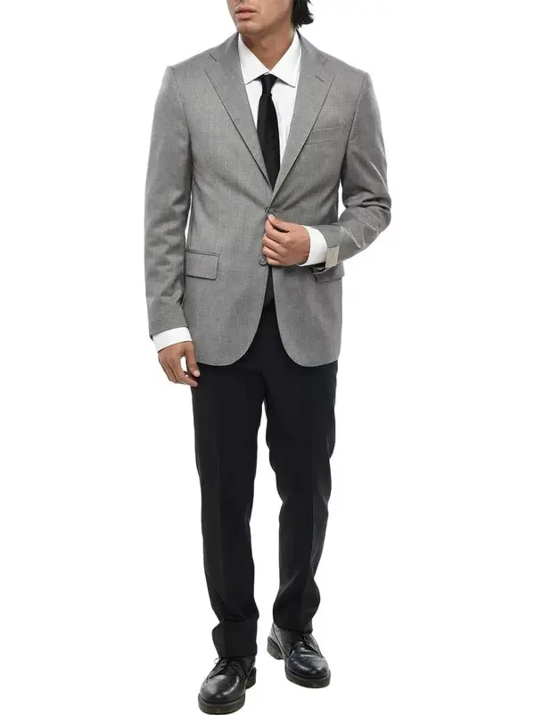 Corneliani Single-breasted Blazer - Grey