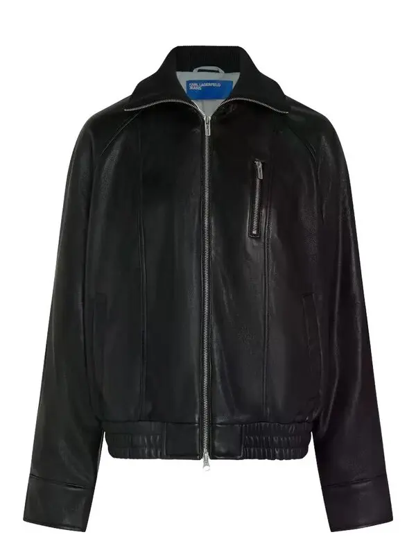 Karl Lagerfeld X Pietro Terzini Zip-up Jacket - Black