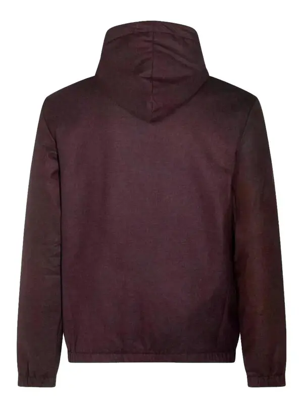 Marco Pescarolo Hooded Zip-up Jacket - Red