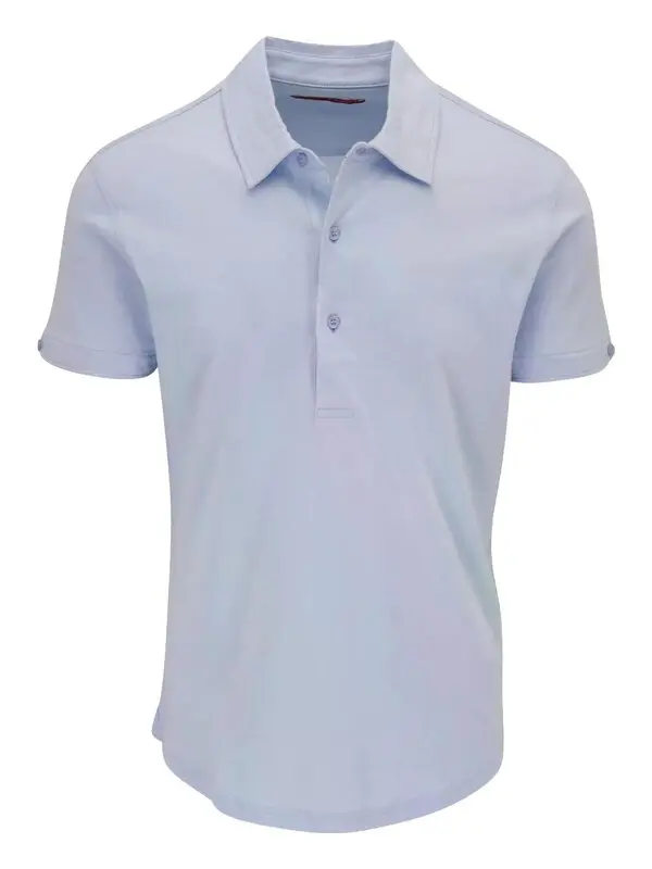 Orlebar Brown Cotton-silk Polo Shirt - Blue