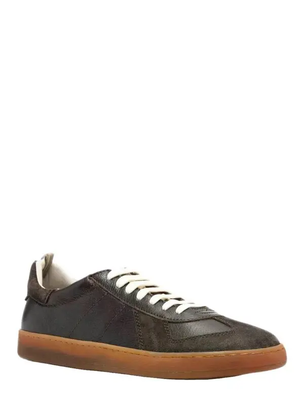 Officine Creative Panelled Sneakers - Brown