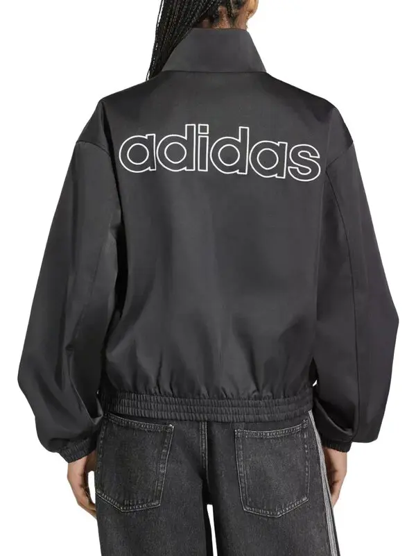 Adidas Munich 93 Oversized Satin Tracktop - Black