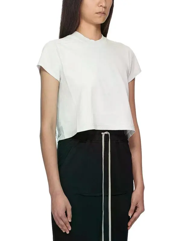 Rick Owens Off- Strap Detail T-shirt - White