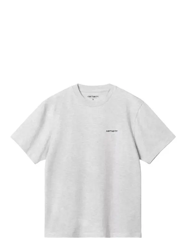 Carhartt Work In Progress S/s Script Embroidery T-shirt - Grey